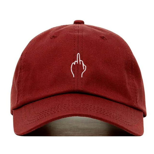 Middle Finger Classic Embroidered Dad Hat Cap – Dad Hats Magazine
